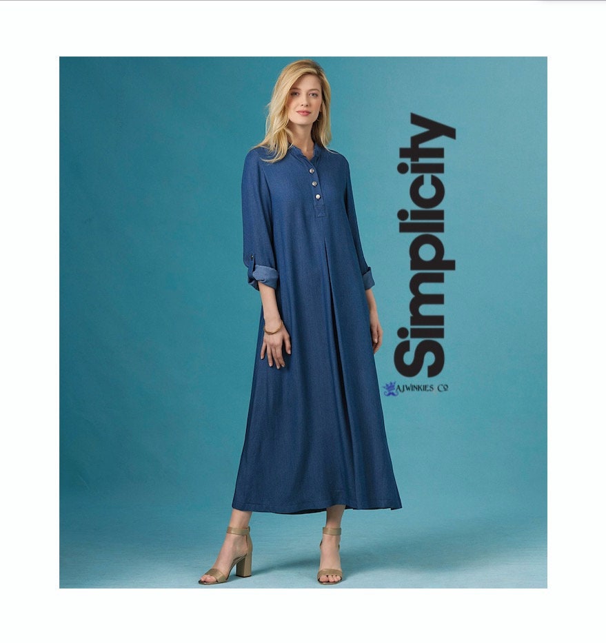 Simplicity S8983 Misses' Dresses with Sleeve Variation | Etsy