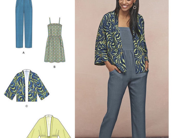 Simplicity 8610 Misses' Kimono, Jumpsuit and Dress - Etsy