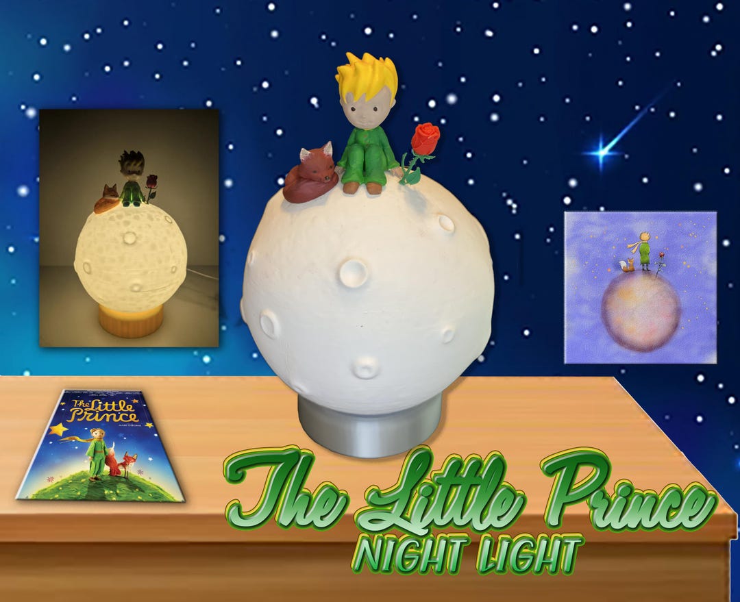 The Little Prince Night Light – Enchanting LED Lamp With Ul-listed ...