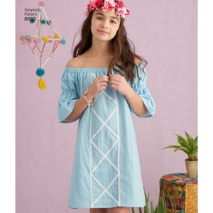 Simplicity 8663 Child's and Girls' Dresses - Etsy