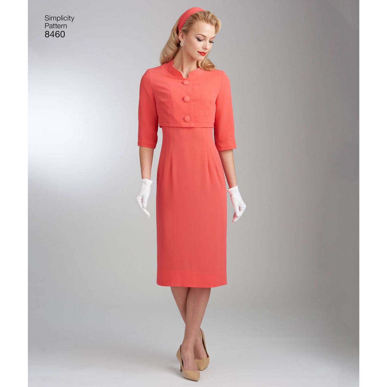 Simplicity 8460 Misses' Vintage 1950s Dress and Jackets - Etsy