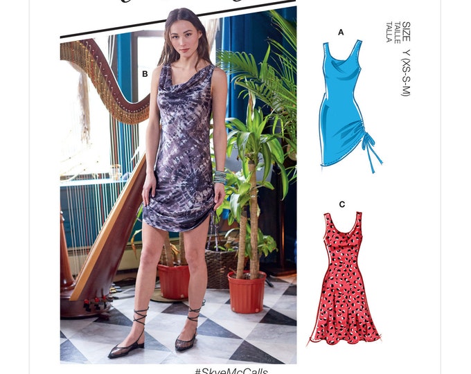 Butterick B6266 Misses' Tiered Peplum Dresses - Etsy