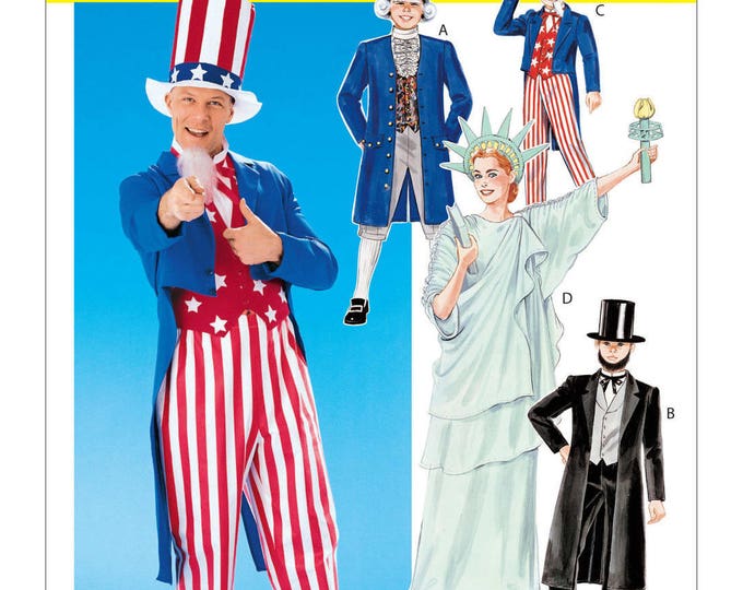 Mccall's M6143 Adults'/boys'/girls' Political Costumes - Etsy
