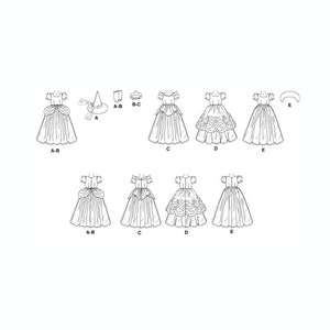 Mccall's M5494 Children's/girls' Princess and - Etsy