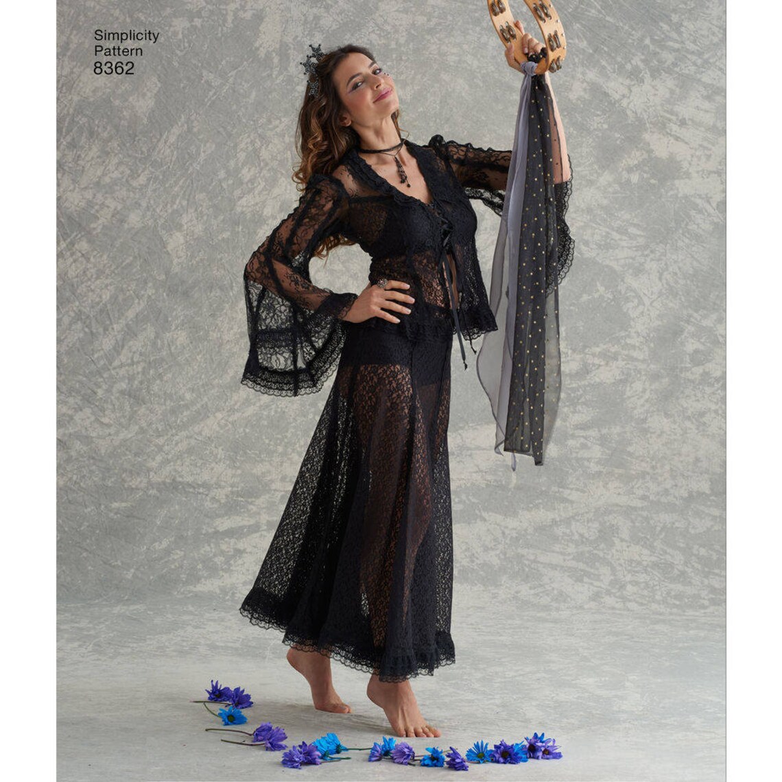 Simplicity 8362 Misses' Bohemian Lace Blouse and Skirt In | Etsy