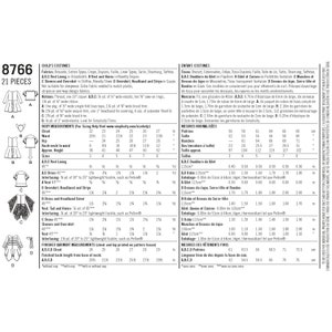 Simplicity 8766 Beloved Classic Costumes for Children - Etsy