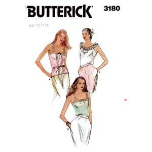 Butterick 3180 Misses' Semi-fitted T-shirts - Etsy
