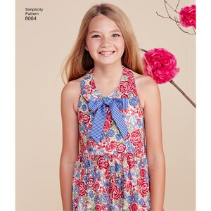 Simplicity 8064 Child's and Girls' Dresses and Bolero - Etsy