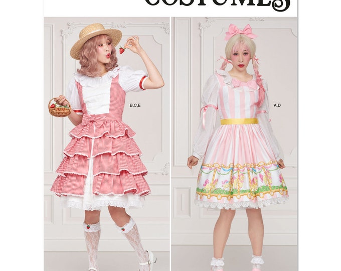 Mccall's M5494 Children's/girls' Princess and Witch Costumes - Etsy