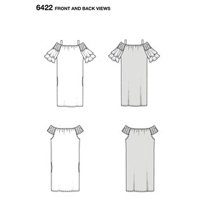 Burda Style B6422 Misses' Casual Dresses - Size: 10-20 - Etsy