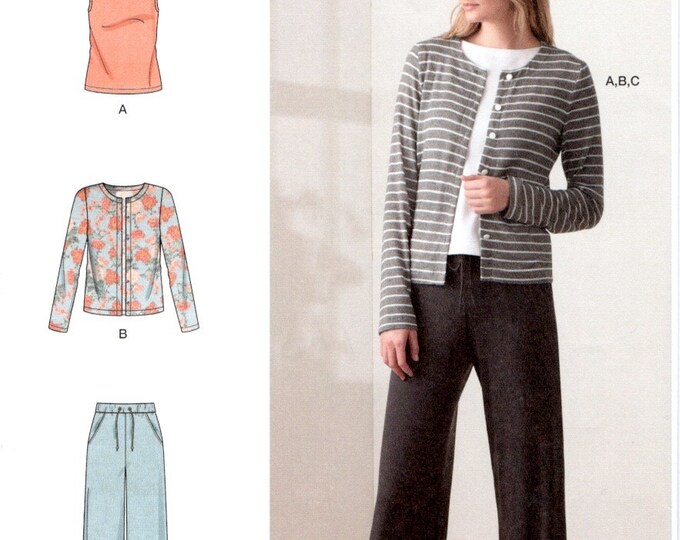 Simplicity S8529 Misses' Knit Sweaters - Etsy