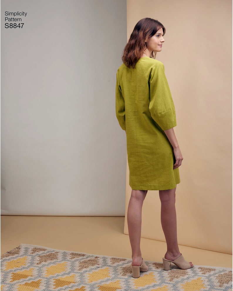 Simplicity S8847 Misses'/Miss Petite Tunic Dress or | Etsy