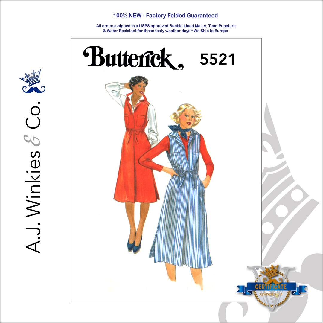 Butterick 5521 Misses' Jumper - Etsy