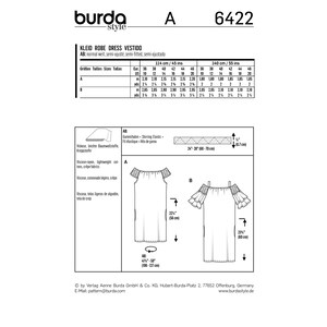 Burda Style B6422 Misses' Casual Dresses - Size: 10-20 - Etsy
