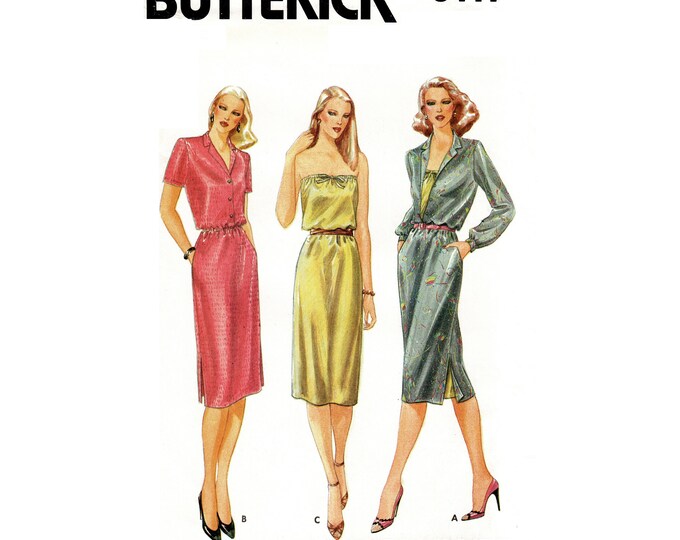 Butterick 6026 Misses' Semi-fitted High-waisted Dresses - Etsy