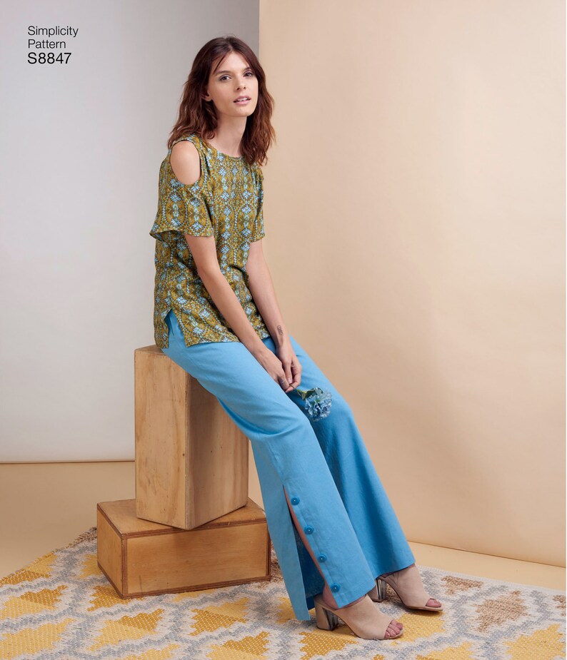 Simplicity S8847 Misses'/Miss Petite Tunic Dress or | Etsy