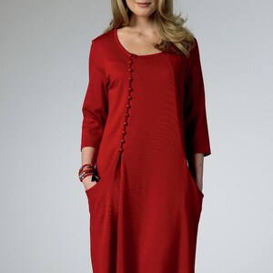 Butterick B6213 Misses' Draped-pocket Jumper and Dress - Etsy