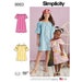 Simplicity 8663 Child's and Girls' Dresses - Etsy