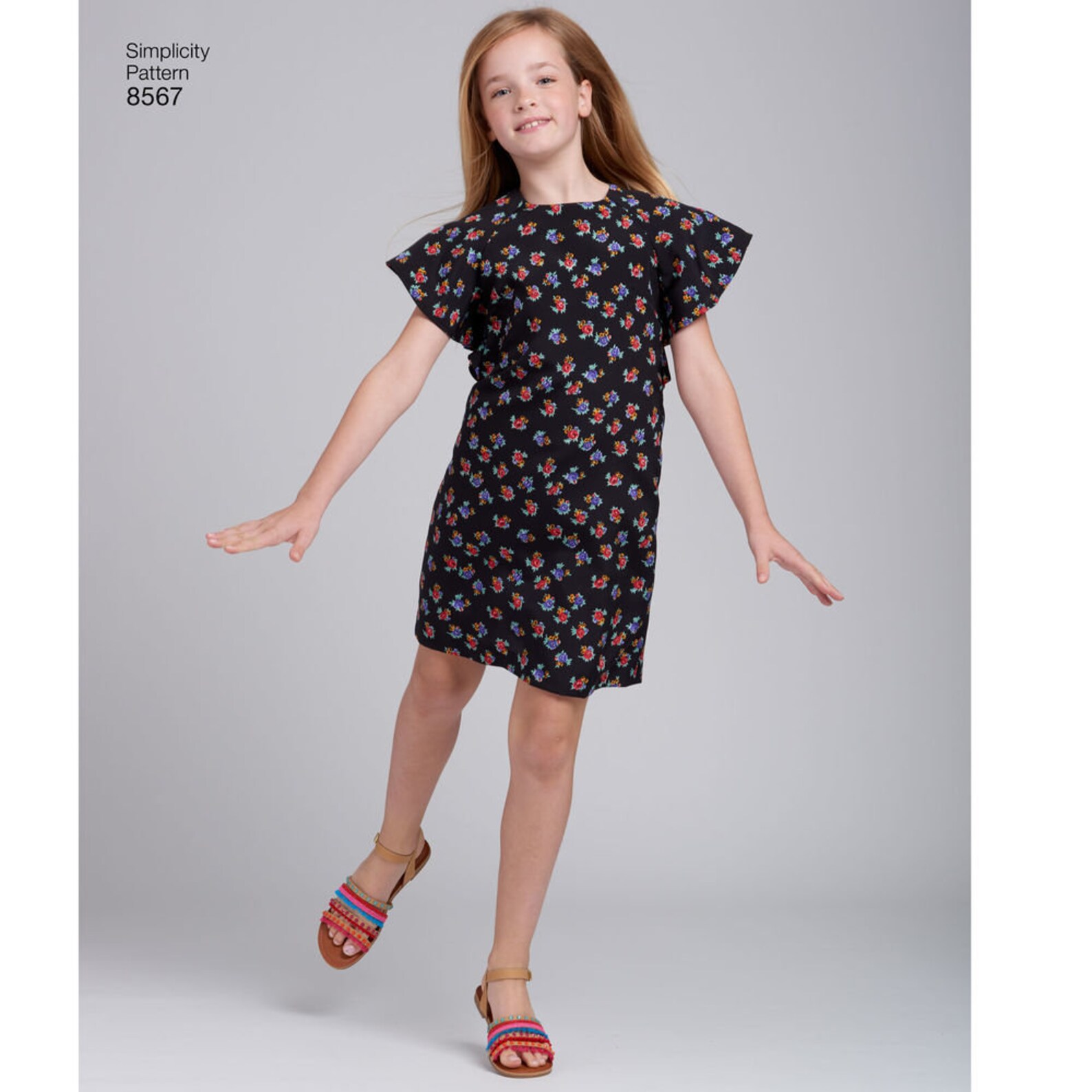 Simplicity 8567 Girls' and Girls' Plus Dress - Etsy