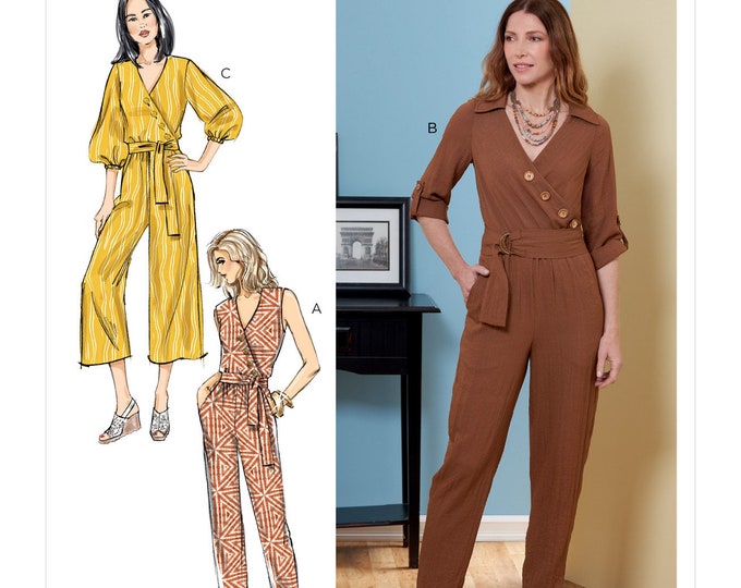 Butterick B5655 Misses'/women's Draped-overlay Top, Dresses and Pants ...