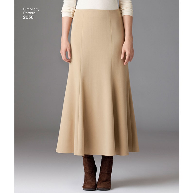 Simplicity 2058 Misses' & Plus Size Amazing Fit Skirt - Etsy