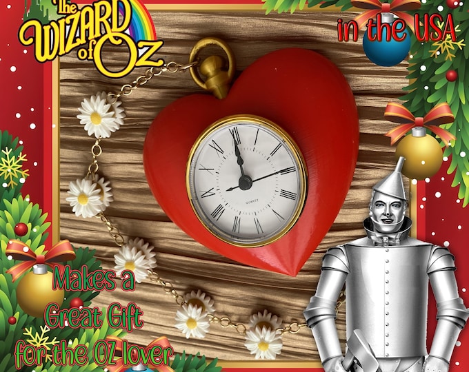 Wizard of Oz Tin Man's Deluxe Testimonial Heart Art-prop With a Real ...