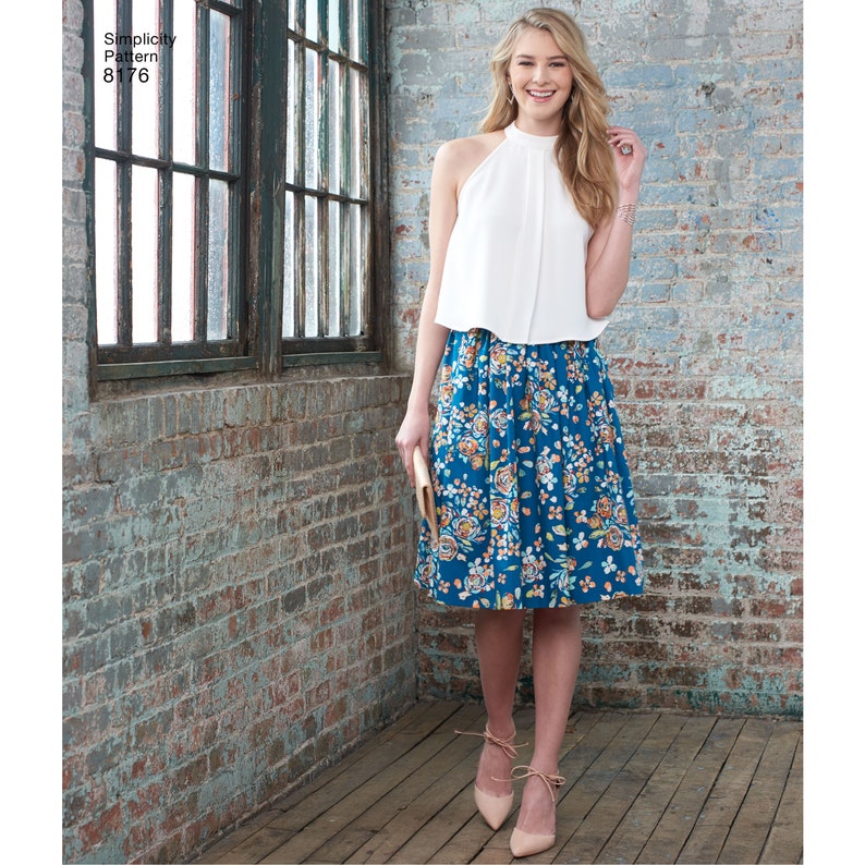 Simplicity 8176 Misses' Dirndl Skirts in Three Lengths - Etsy