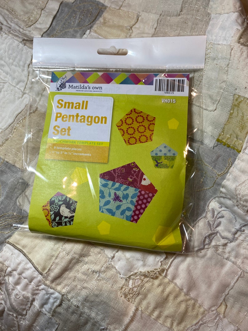 Small Pentagon Template Set - Etsy