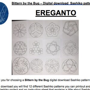 Sashiko - 12 Unique Japanese Styled Patterns - Available for Download ...