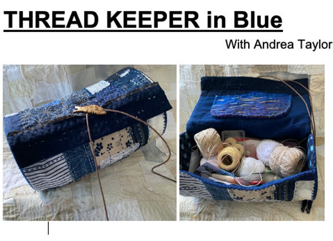 Thread Keeper in Blue - Pattern - Etsy