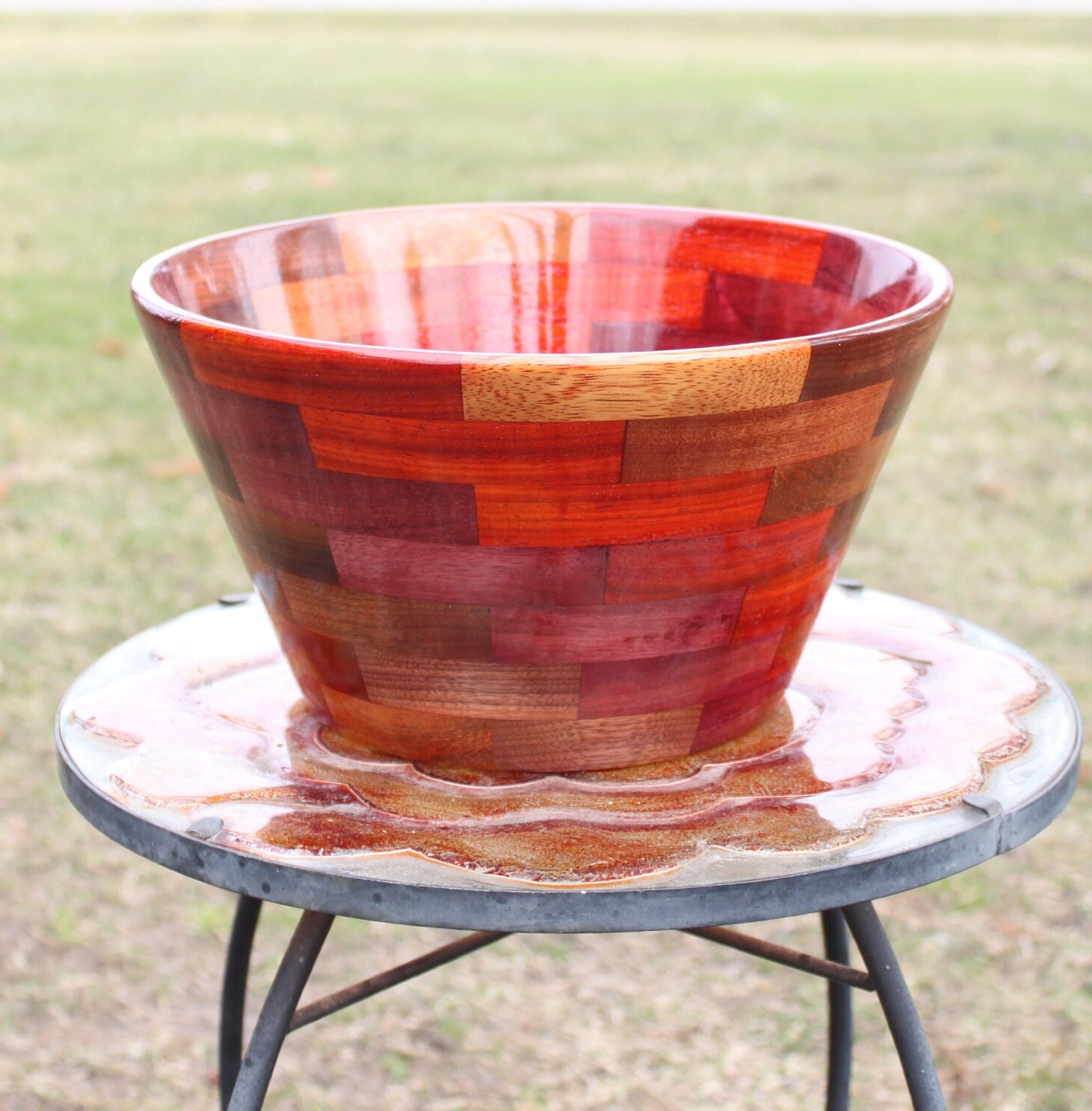 Handcrafted Segmented "basket" Bowl - Etsy