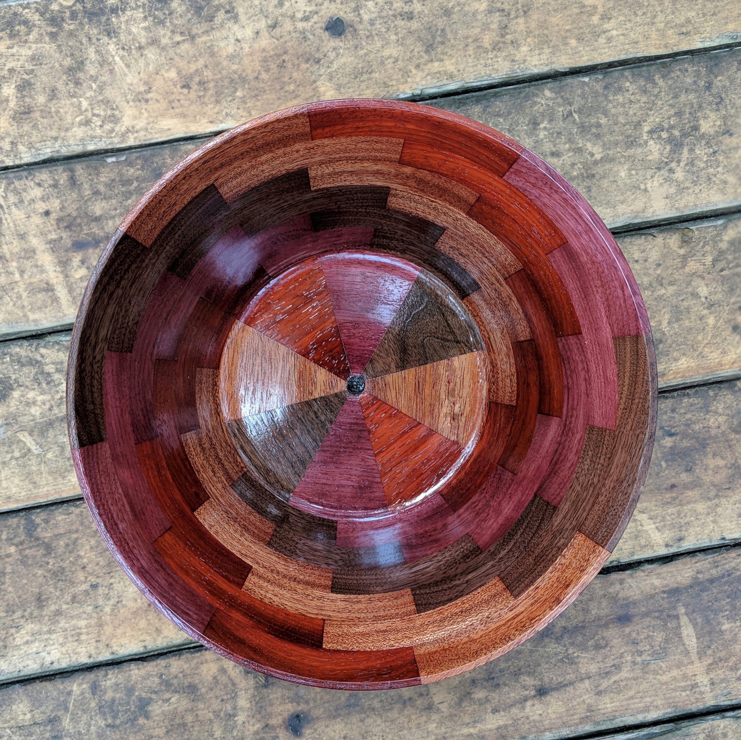 Handcrafted Segmented basket Bowl - Etsy