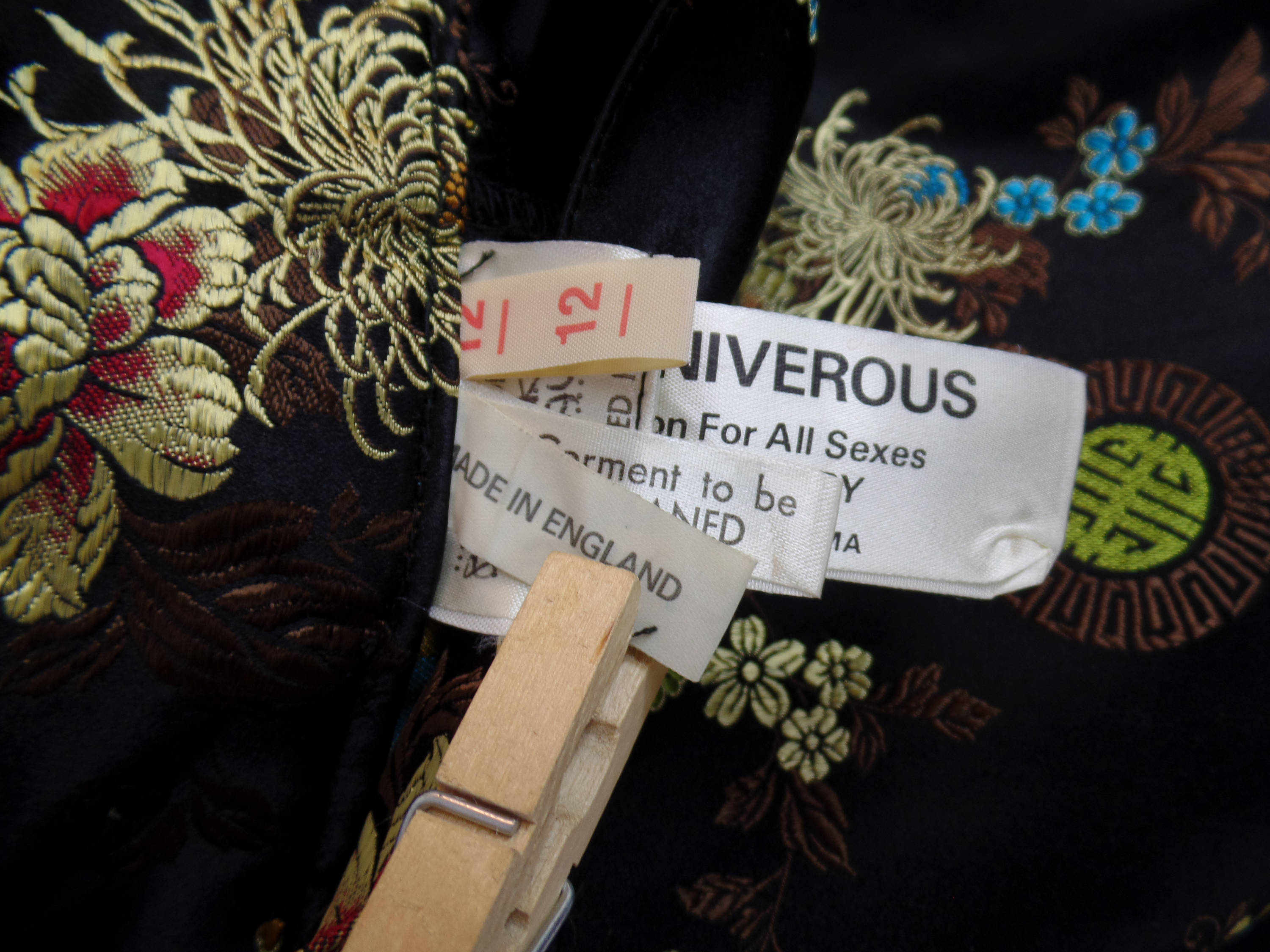 Rare 80s KAHNIVEROUS by JANE KAHN Chinoiserie Brocade Skirt/ Made in ...