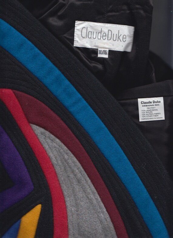 1986 CLAUDE DUKE abstract Memphis inspired color bloc… - Gem