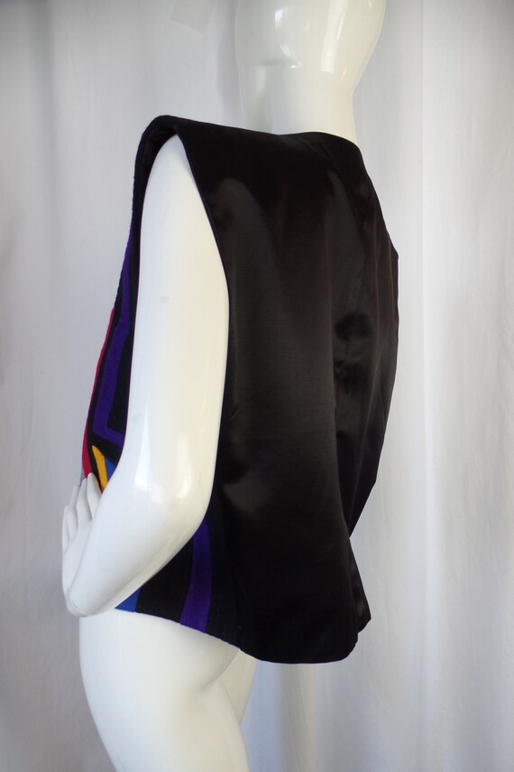 1986 CLAUDE DUKE abstract Memphis inspired color bloc… - Gem