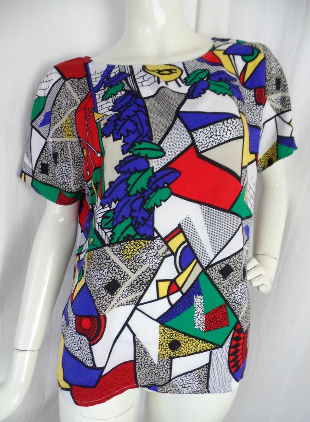 70s STEILMANN Pop Art Lichtenstein Mondrian Midcentury Furnishings Top ...