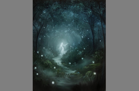 Enchanted Dark Forest Enchanted Forest, Forest, Light, Enchanted,