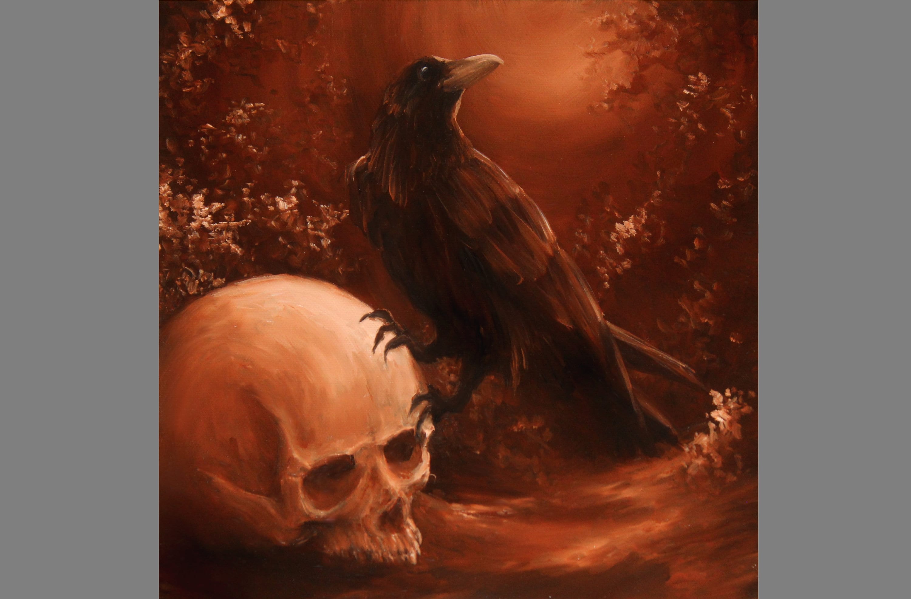 Creepy Crow Art