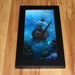 Art PRINT Shipwreck Ship Ocean Underwater Fish Shark Coral Pirate Ship ...