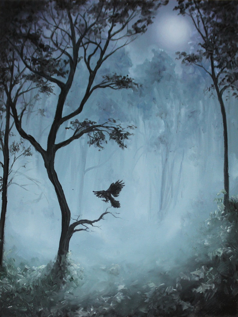 3x4 4x4 Magnet Forest Enchanted Trees Dark Woods - Etsy