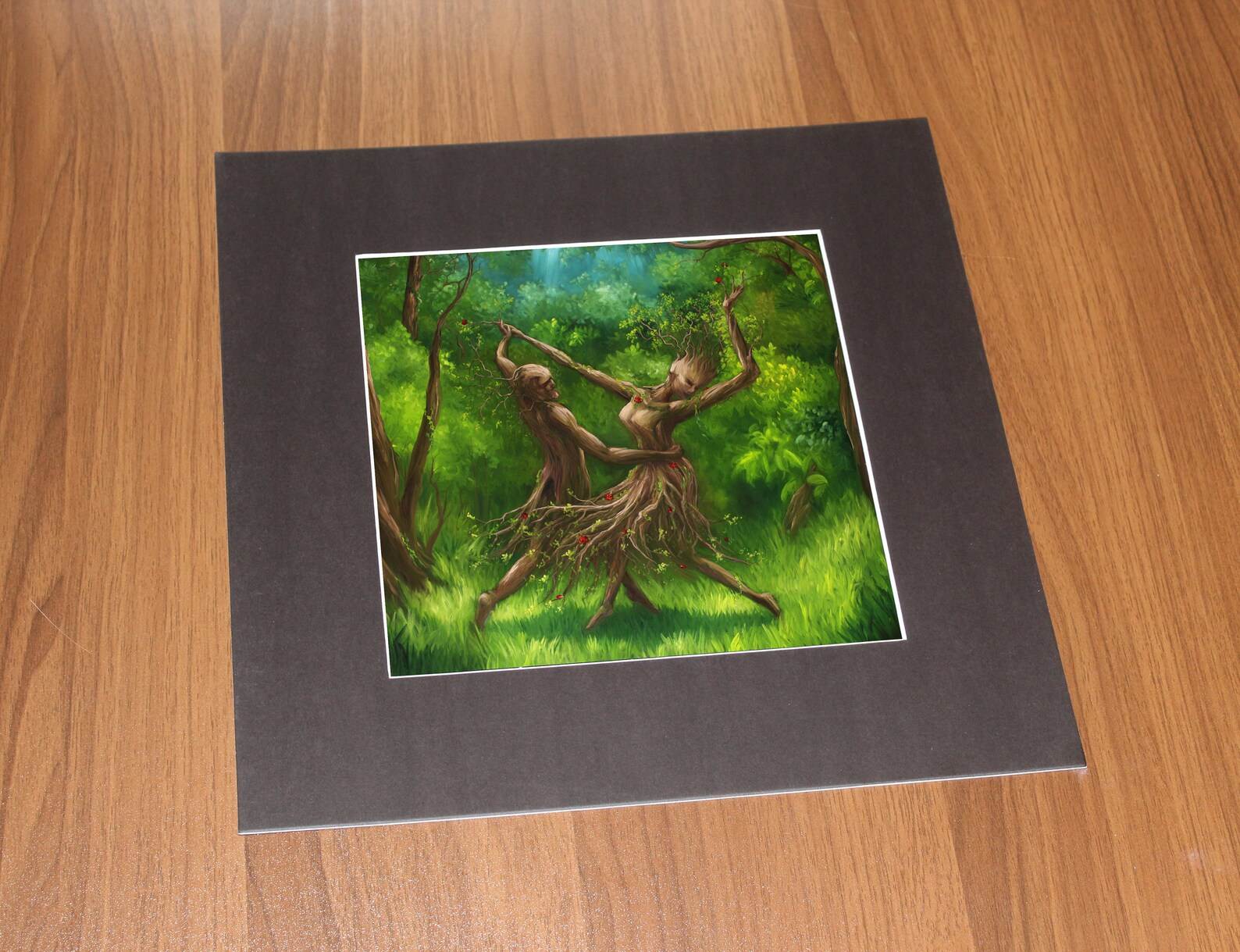 Art PRINT Dance of the Dryads Dryad Fairy Dark Forest | Etsy