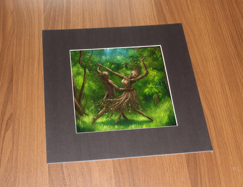 Art PRINT Dance of the Dryads Dryad Fairy Dark Forest | Etsy