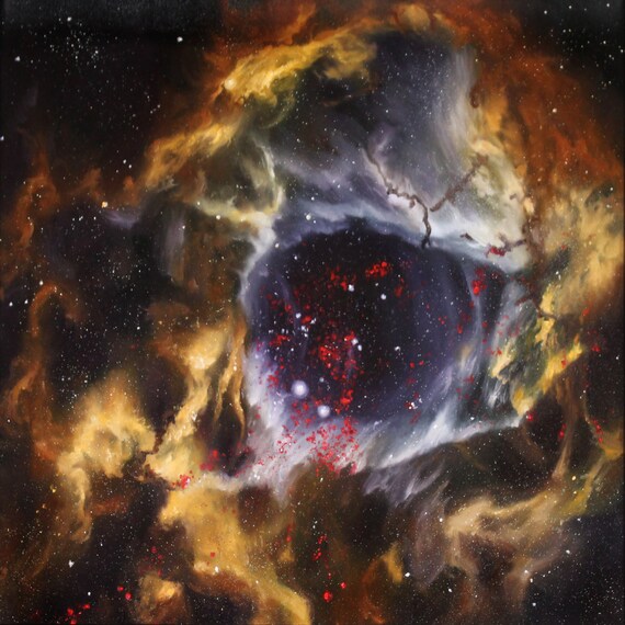 Swan Nebula Paintings