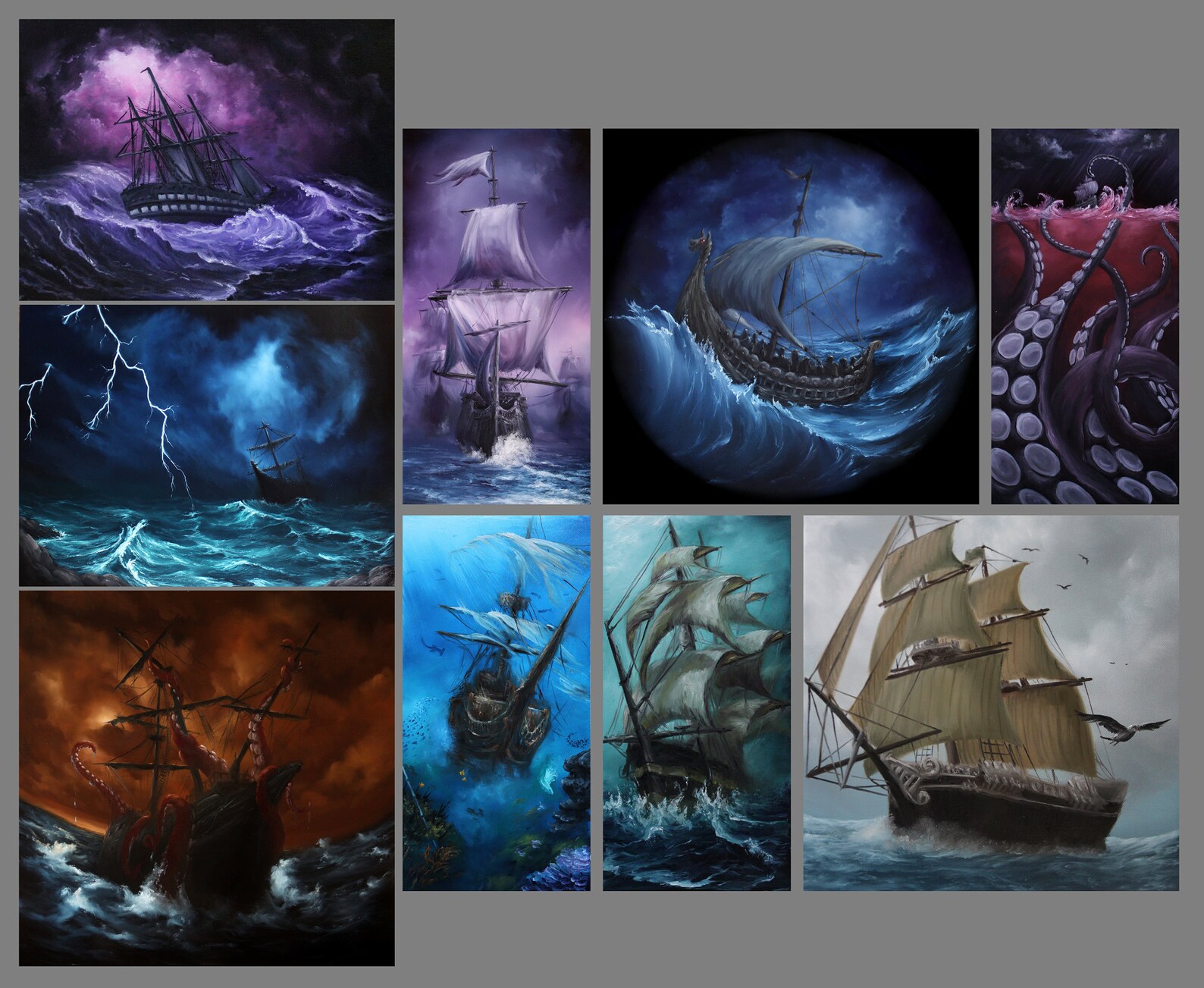 2x4-4x4 Magnet Ship Ships Boats Sailing Fantasy Viking | Etsy