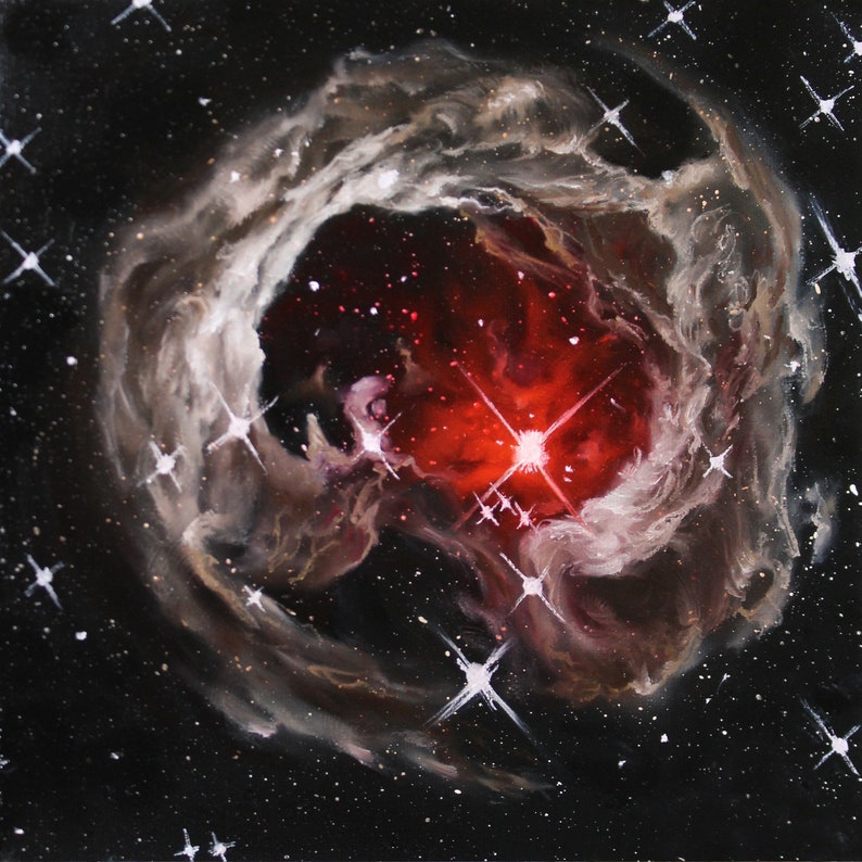 4x4 Magnet Space Outer Space Nebula Galaxy Deep Space | Etsy