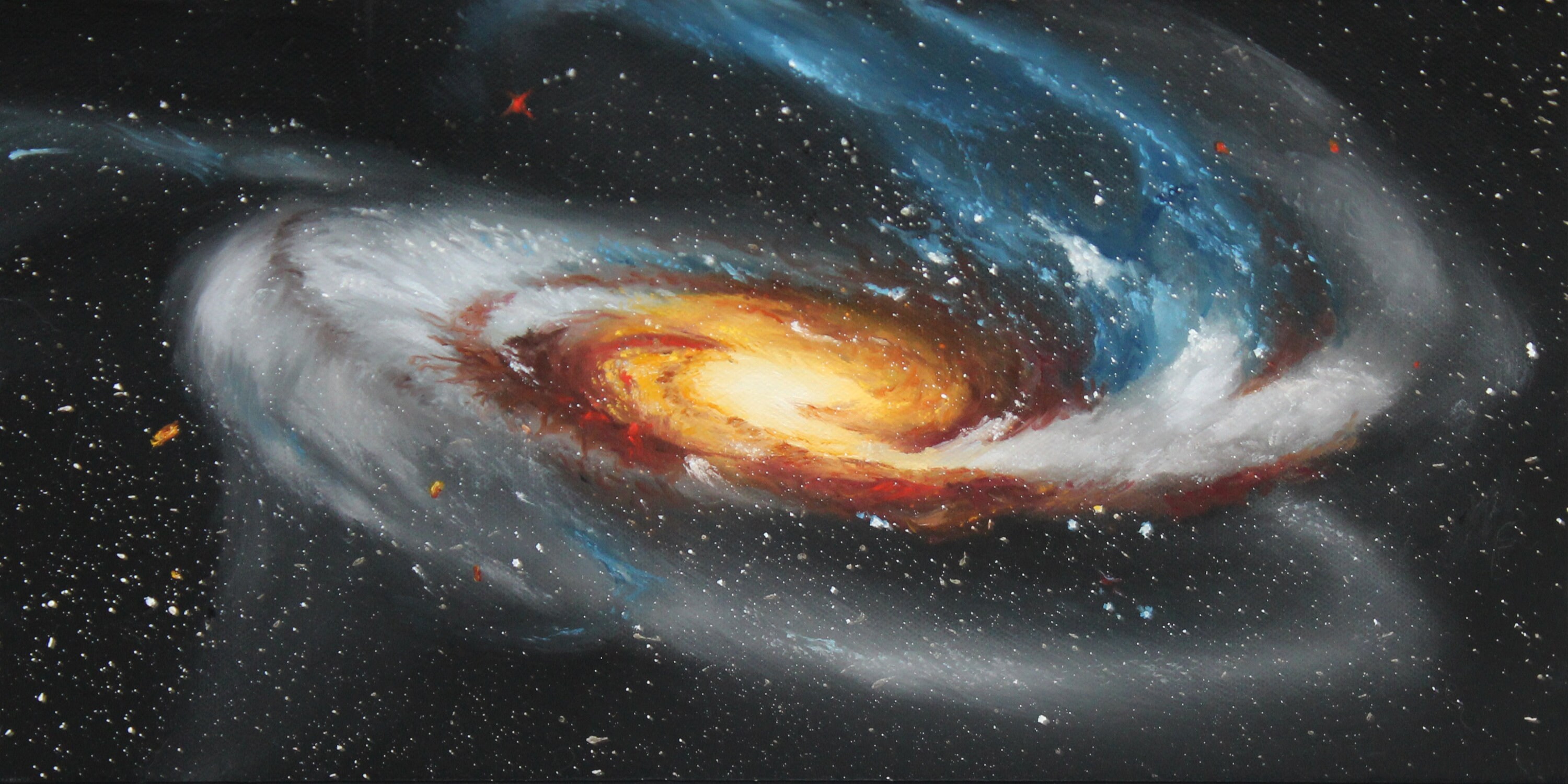 2x4" Magnet Space Outer Space Nebula Galaxy Deep Space Art Print ...