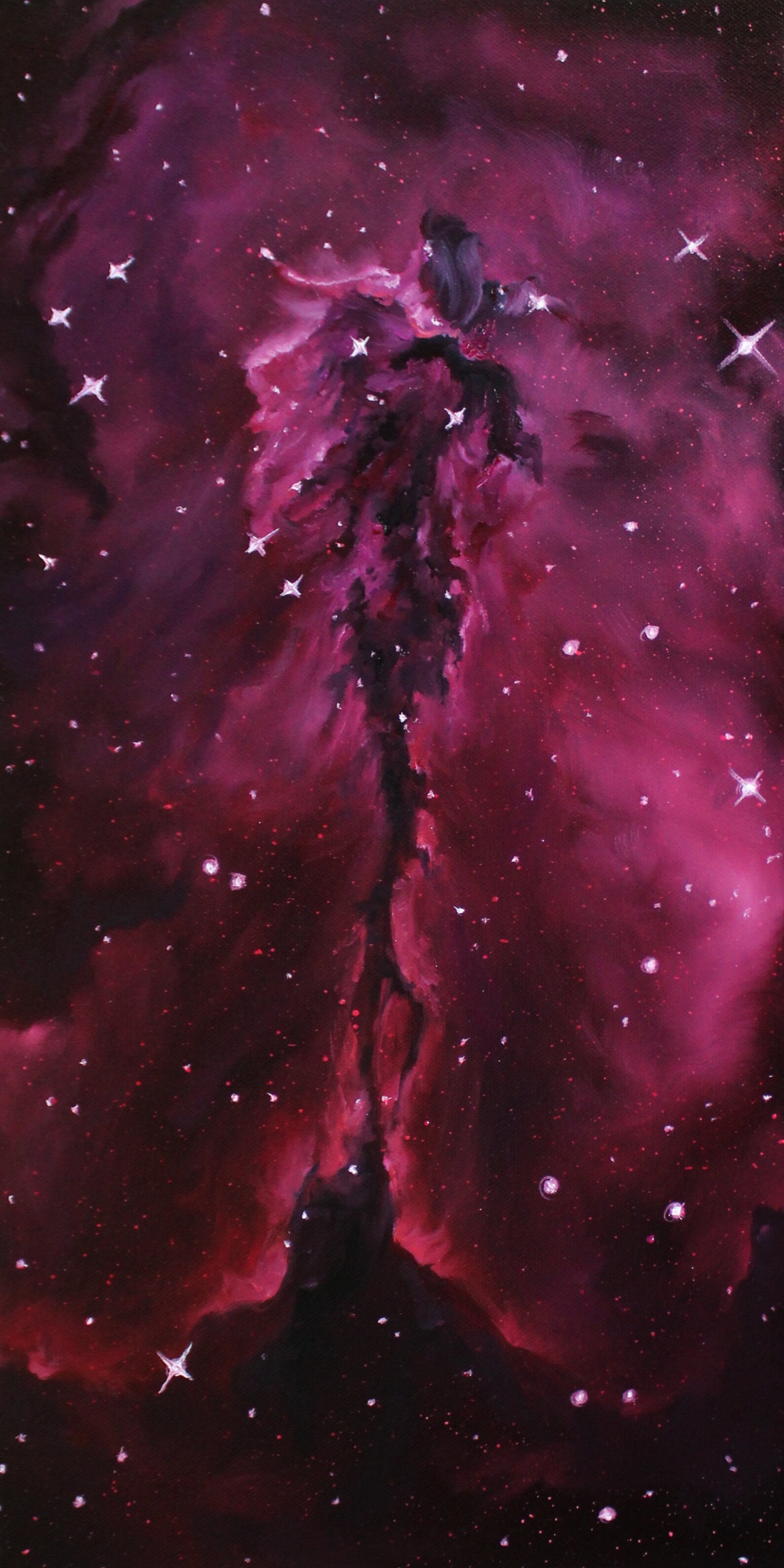 2x4" Magnet Space Outer Space Nebula Galaxy Deep Space Art Print ...