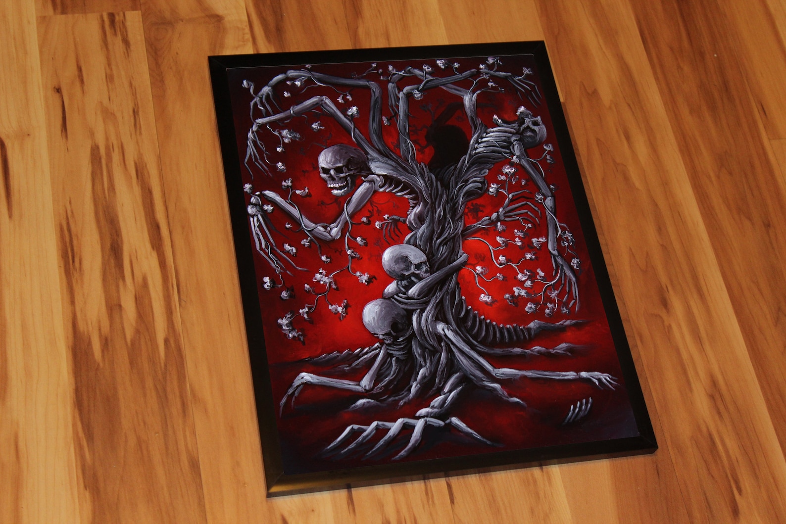 Art PRINT Skeleton Skeletree Forest Tree Spooky Horror - Etsy