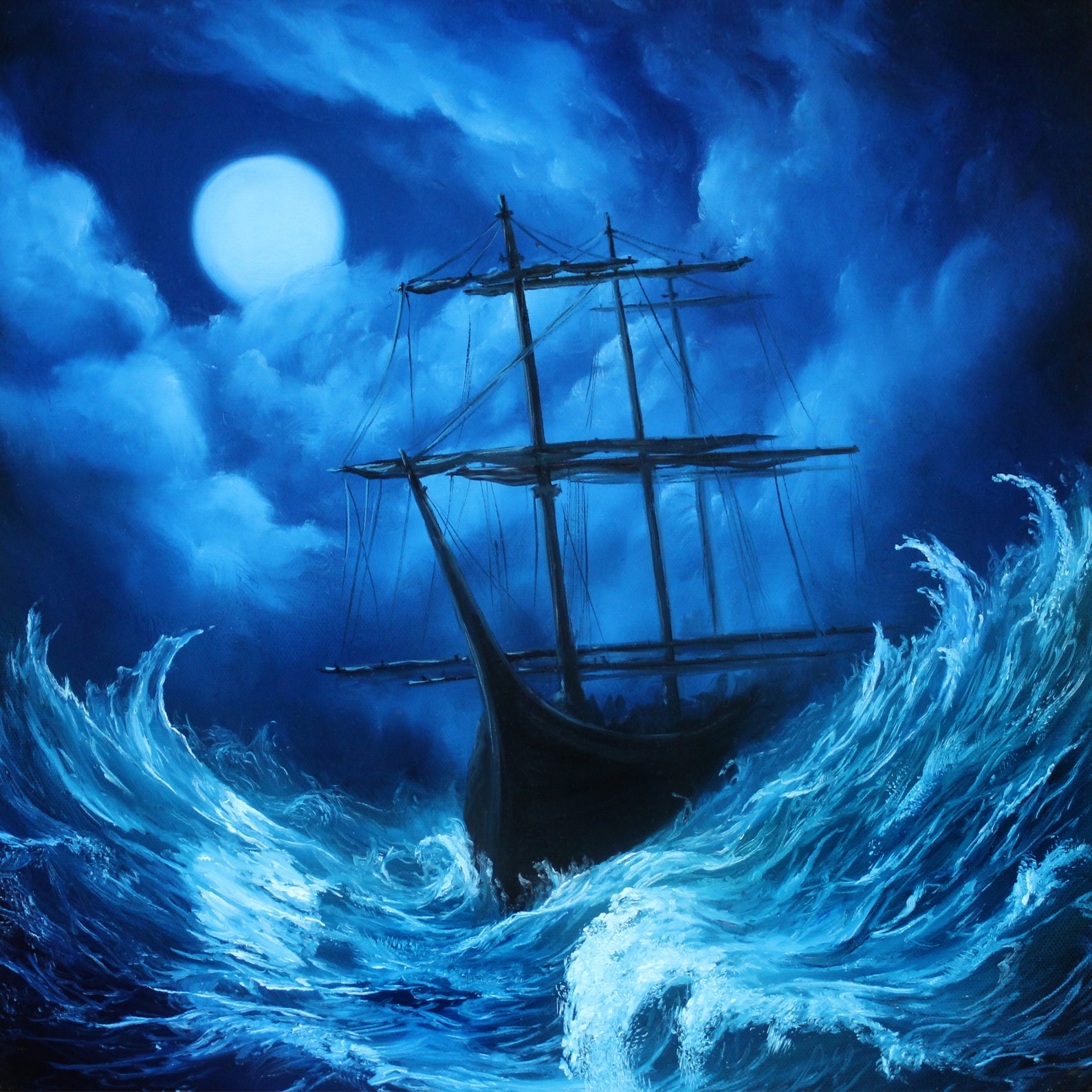 2x4-4x4" Magnet Ship Ships Boats Sailing Fantasy Viking Longboat Ship ...