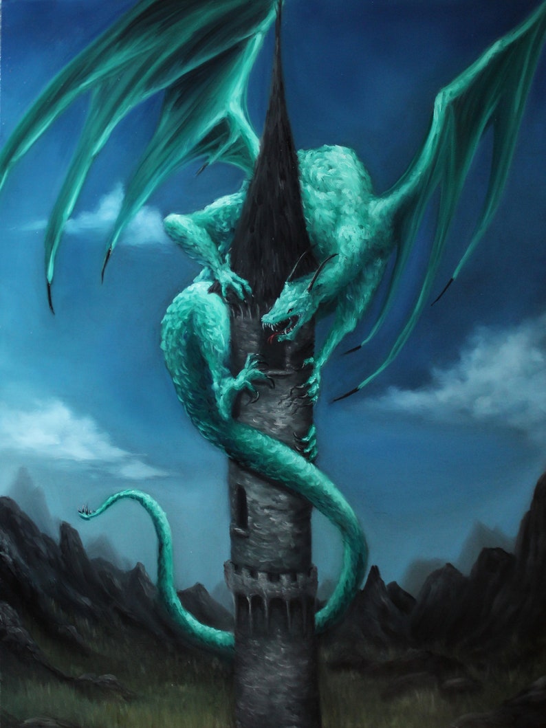 2x4 3x4 Magnet Dragon Dragons Fantasy Creature - Etsy